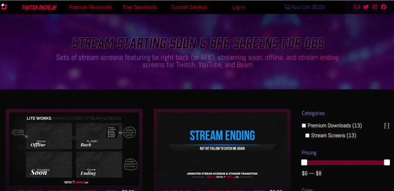 Twitch BRB Screens - The 7 Best Free & Premium Options