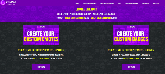 Twitch Emote Makers - Make Your Own Emotes Fast!