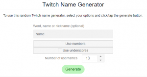 10 Twitch Name Generators - Find The Best Streamer Username!