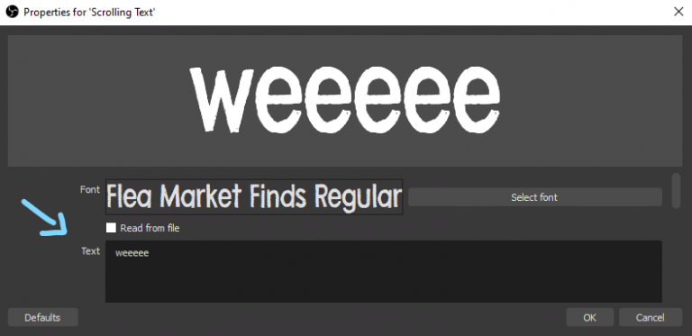 How to Make Scrolling Text In OBS (also Streamlabs) - Streamsentials