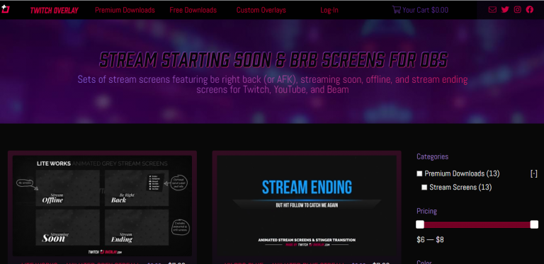 Twitch BRB Screens - The 7 Best Free & Premium Options