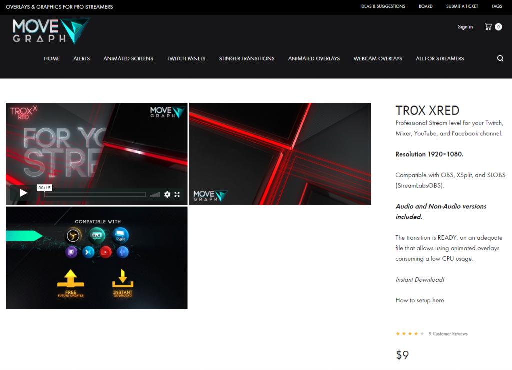 Stream Transitions - Free & Premium Stingers for Streamers