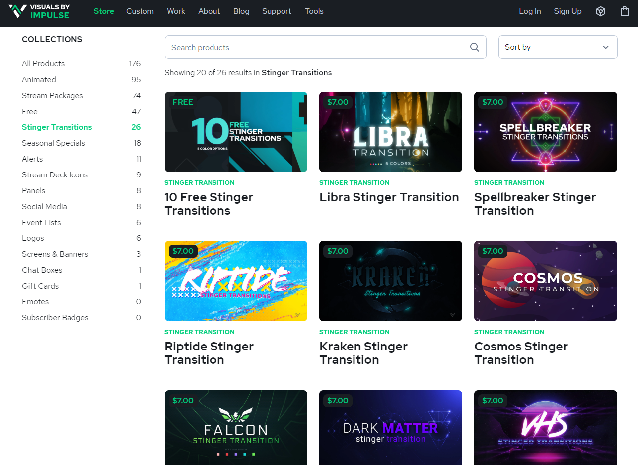 Stream Transitions - Free & Premium Stingers for Streamers